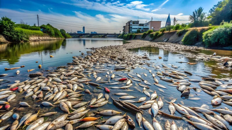 The Grim Reality of Pollution a Visual Representation of a Dying River ...