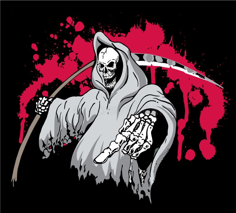 Grim Reaper stock vector. Illustration of people, body - 25956166