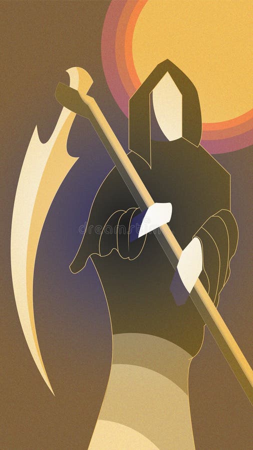 Grim Reaper stock illustration. Illustration of dark - 101529267