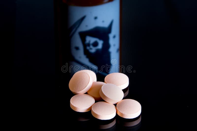 Grim reaper. stock image. Image of pills, grim, illegal - 97912029