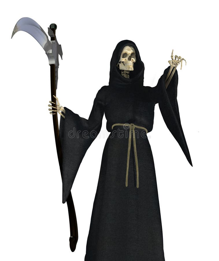 Grim Reaper Pointing stock illustration. Image of death - 15271009