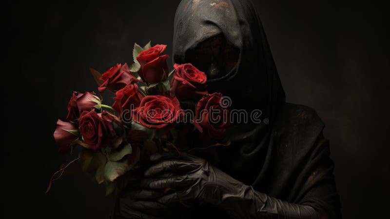 Grim Reaper Rose Stock Illustrations – 38 Grim Reaper Rose Stock ...
