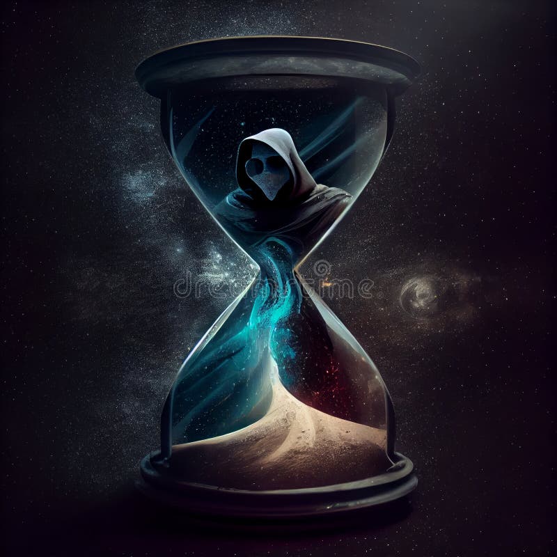 Grim Reaper Hourglass
