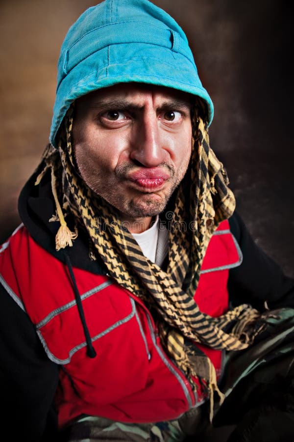 Grimacing stock photo. Image of acting, face, black, actor - 14325586