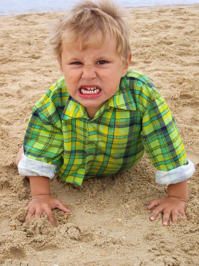 Grimacing boy stock image. Image of young, person, outdoor - 19420423