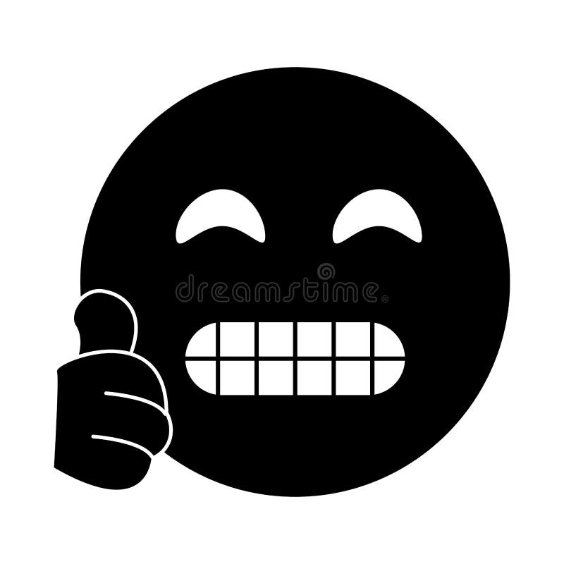 Cartoon Grimacing Face Emoticon Stock Vector - Illustration of chat ... Cartoon Grimacing Face Emoticon Stock Vector - Illustration of chat ...