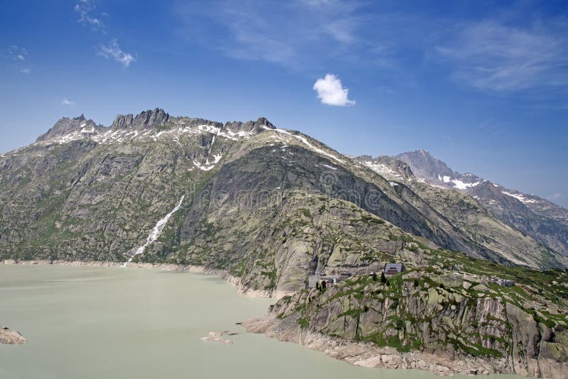 Grimsel pass panorama stock photo. Image of mountain - 20949560