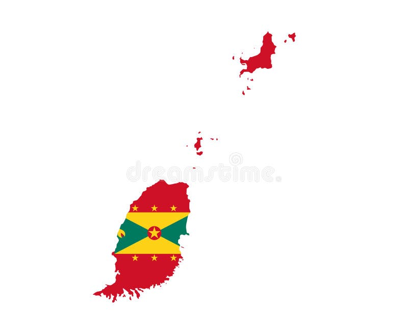 Grenada Flag National North America Emblem Map Icon Vector Stock Vector ...