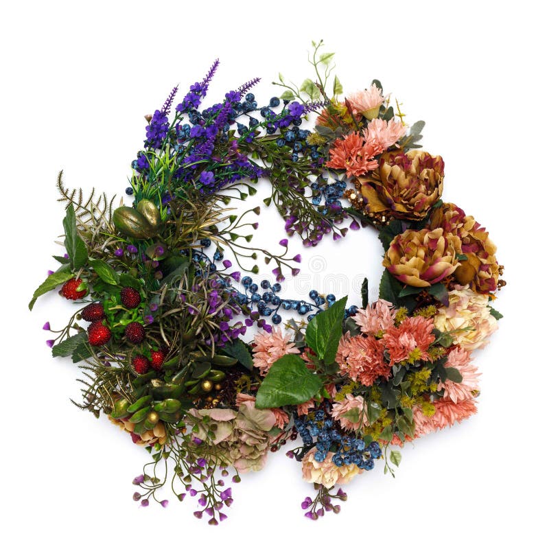 Grinalda da flor imagem de stock. Imagem de presente - 58005895