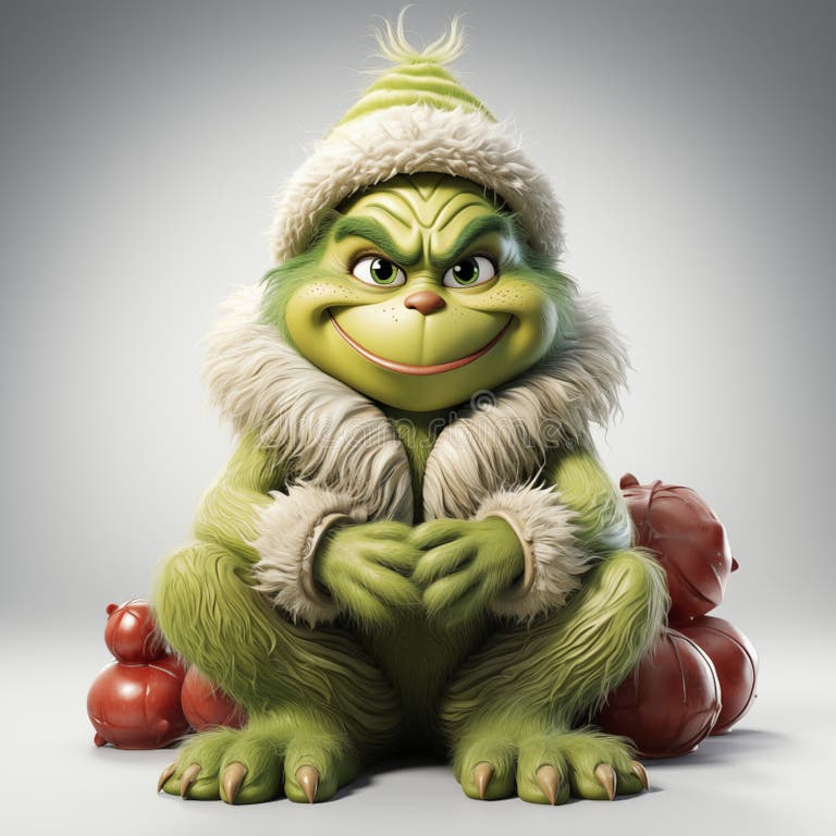 Grinch Christmas Figure Stock Illustrations – 81 Grinch Christmas ...
