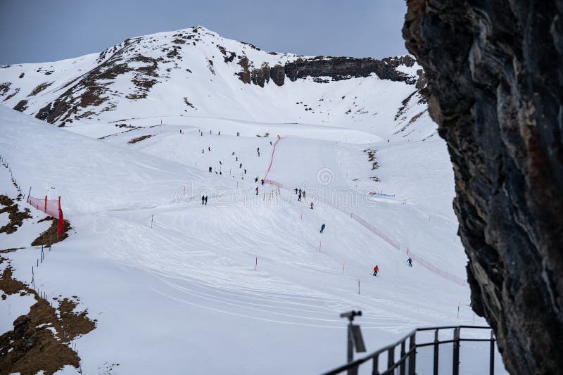 Grindelwald First, Switzerland .First Cliff Walk Viewing Platform on ...