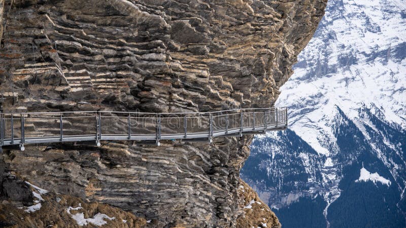 Grindelwald First, Switzerland .First Cliff Walk Viewing Platform on ...