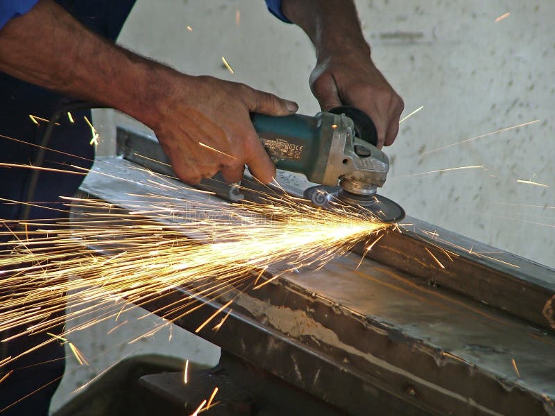 Welder at work stock photo. Image of tech, laborer, manufacturing - 2076752