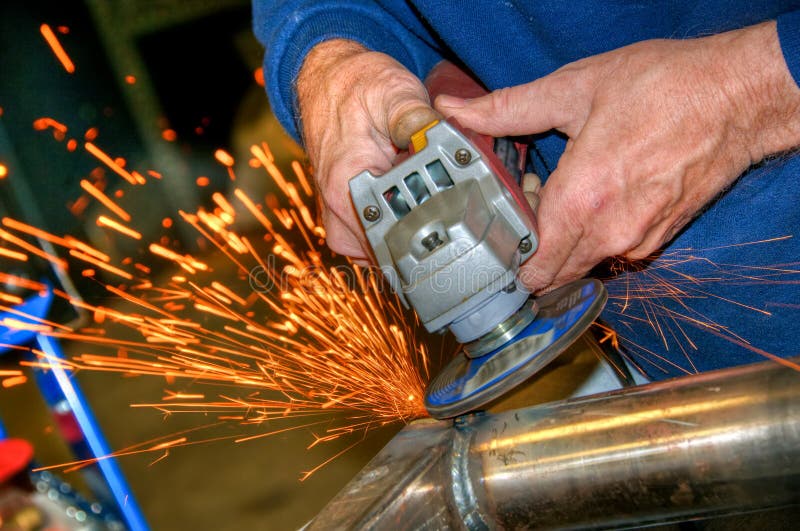 Grinder stock image. Image of grinder, hands, labor, grinding - 24395401