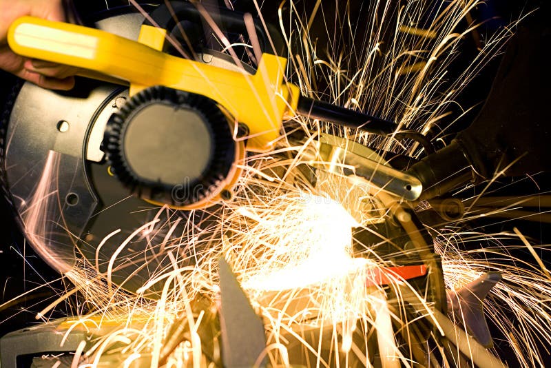 Grinder stock photo. Image of steel, heat, work, worker - 3666590