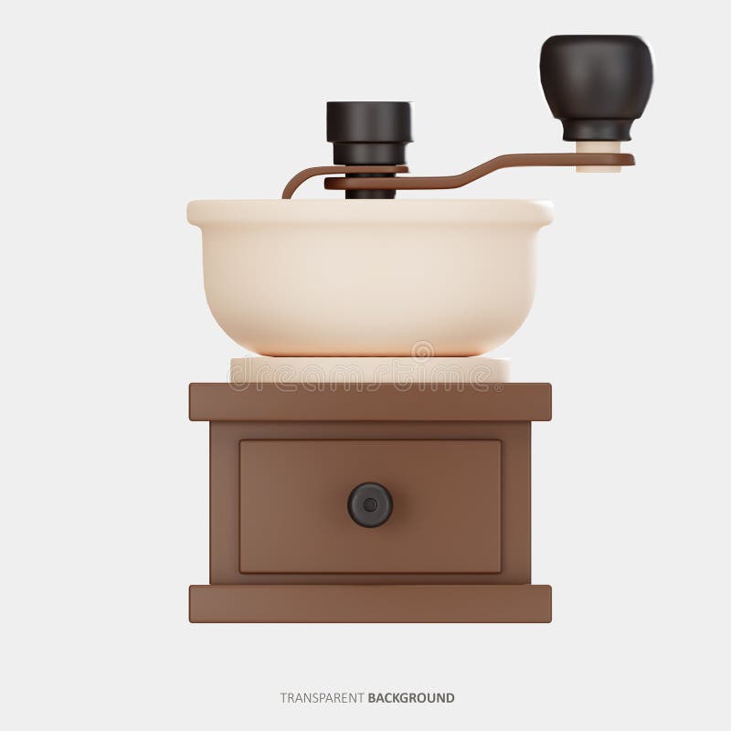 Grinder 3D Icon Transparent Background Stock Photo - Illustration of ...