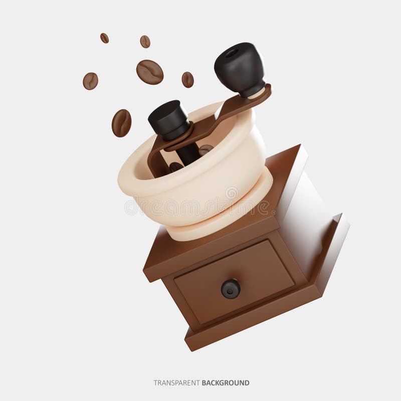 Grinder 3D Icon Transparent Background Stock Photo - Illustration of ...