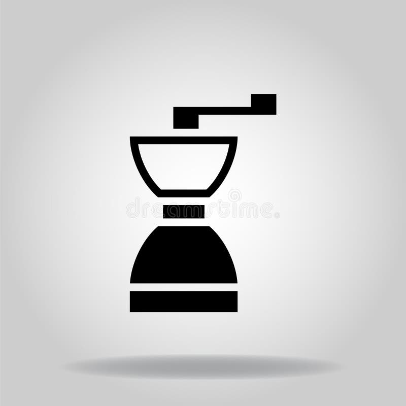 Grinder Icon or Logo in Glyph Stock Vector - Illustration of symbol ...