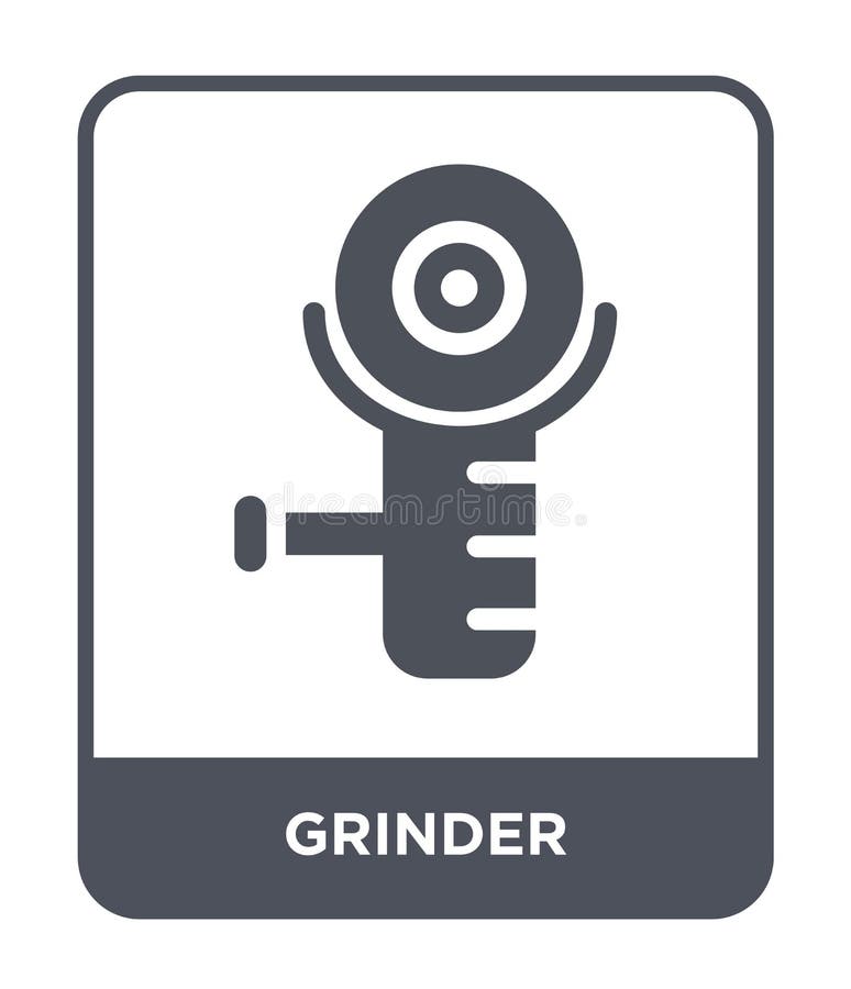 Grinder Icon in Trendy Design Style. Grinder Icon Isolated on White ...