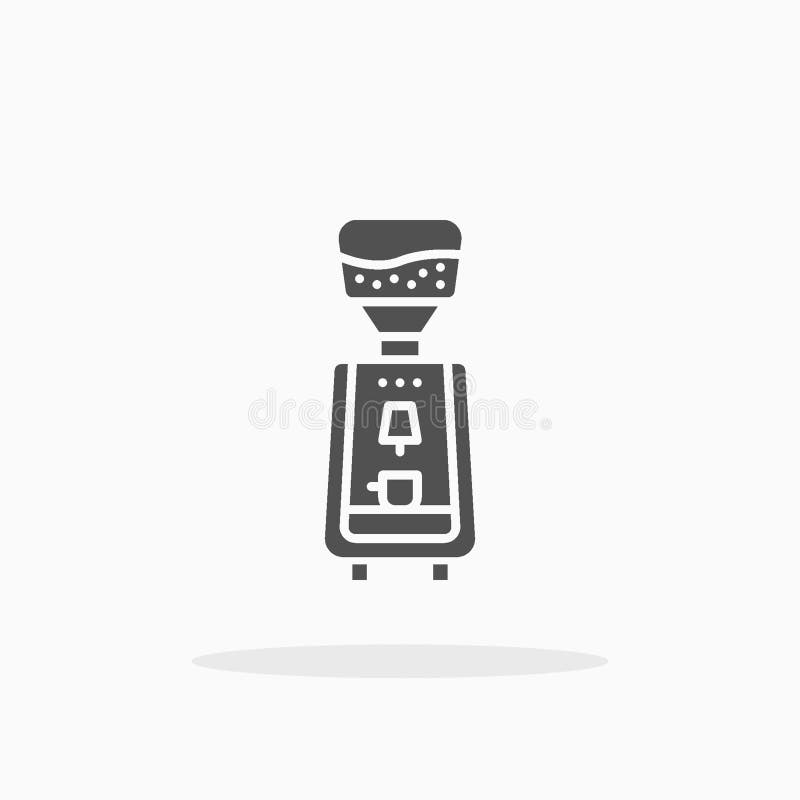 Grinder Machine Icon. Solid Black Stock Vector - Illustration of ...