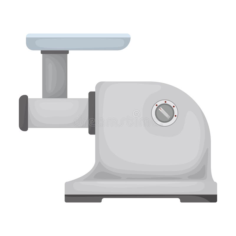 Grinder Meat Vector Icon.Cartoon Vector Icon Isolated on White ...