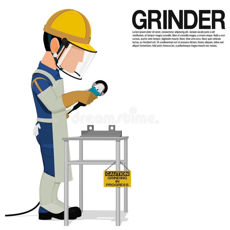Grinder Safety Stock Illustrations – 591 Grinder Safety Stock ...