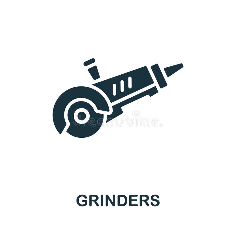 Grinders Icon. Simple Element from Construction Collection. Creative ...