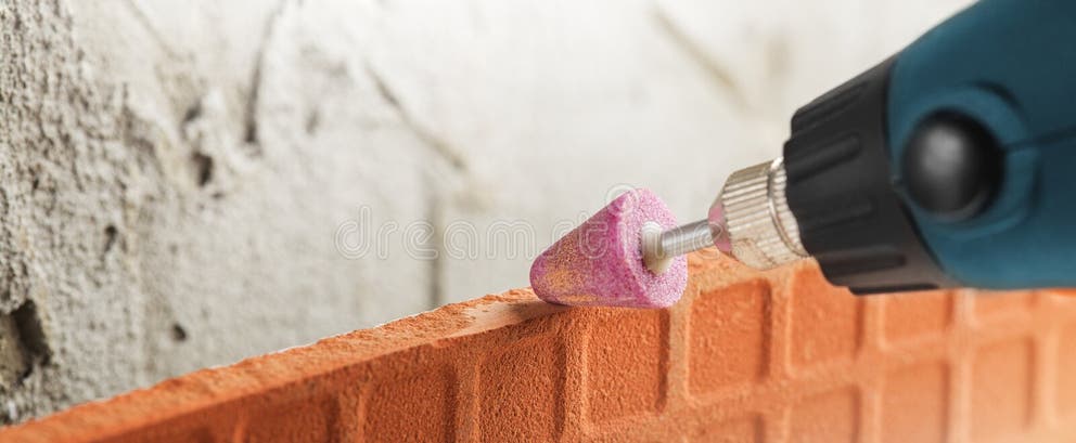 Grinding Bevel of Ceramic Tiles by Grinding Stone Using Drill Stock ...