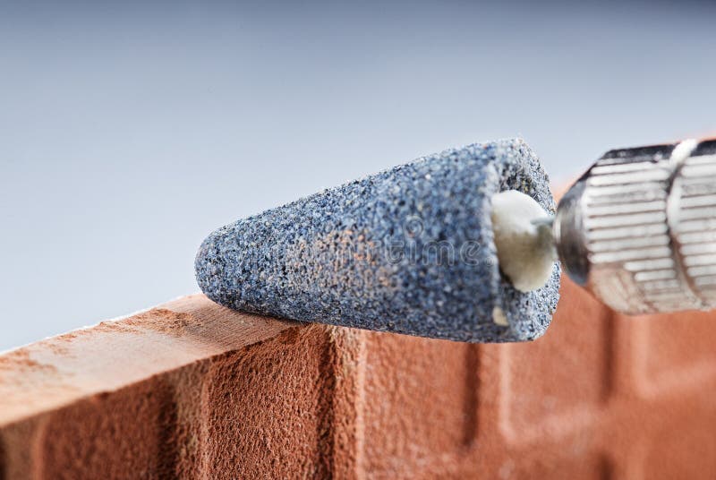 Grinding Bevel of Ceramic Tiles by Grinding Stone Using Drill Stock ...