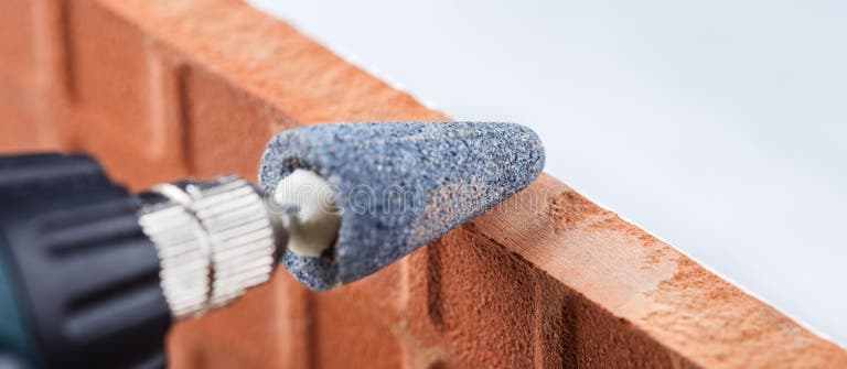 Grinding Bevel of Ceramic Tiles by Grinding Stone Using Drill Stock ...