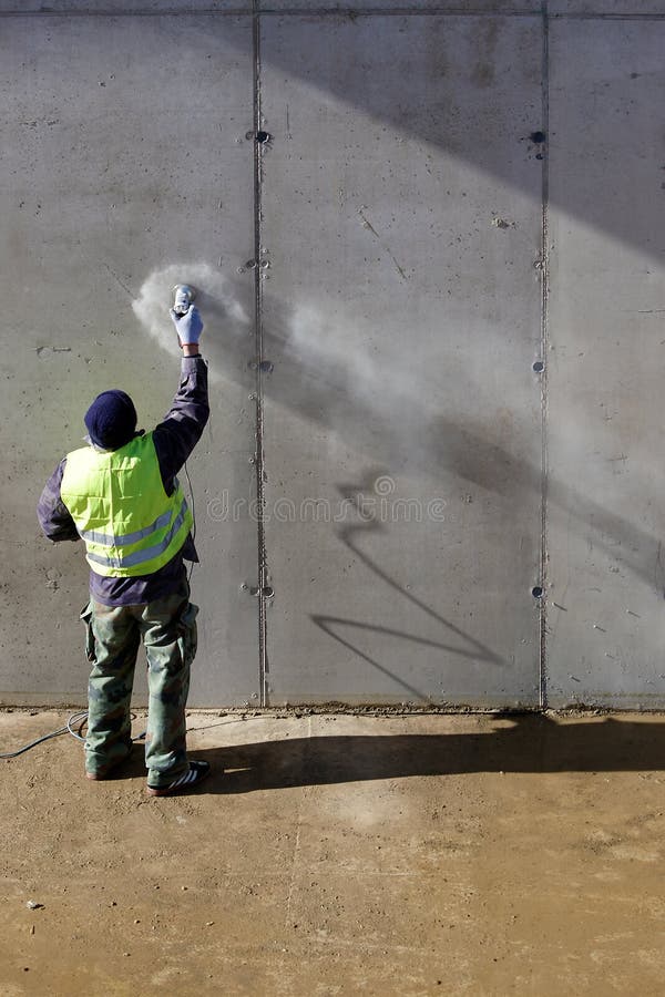 Grinding wall stock photo. Image of water, smoothing - 69458058