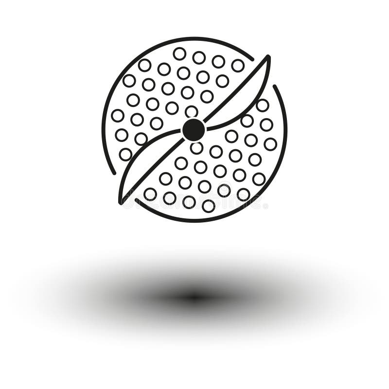 Grinding Icon. Vector Illustration. EPS 10 Stock Vector - Illustration ...