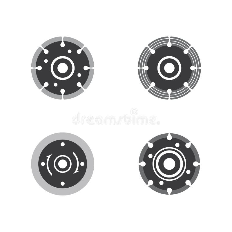Grinding logo vector icon stock vector. Illustration of isolated ...