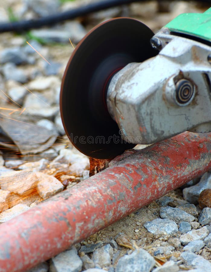 Grinding stock image. Image of pipe, grind, used, cutting - 32397201