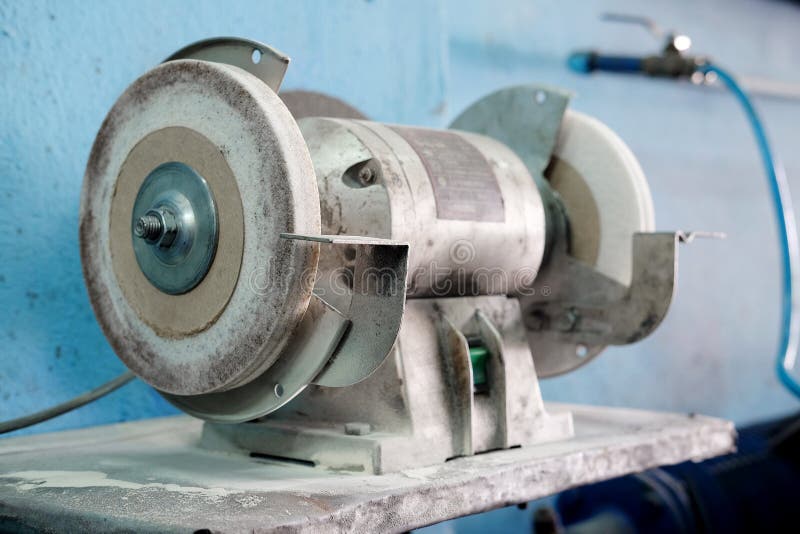 Grinding machine stock photo. Image of turning, service - 76527820