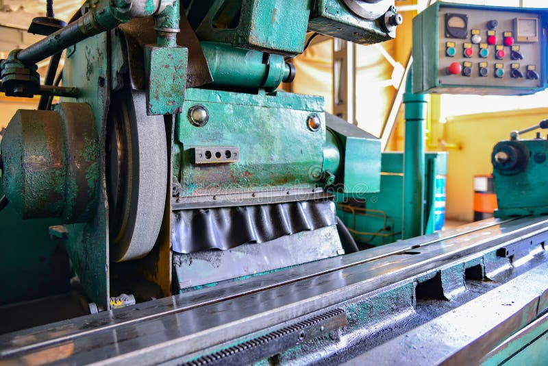 Grinding Machine at a Machine-building Enterprise in a Metalworking ...