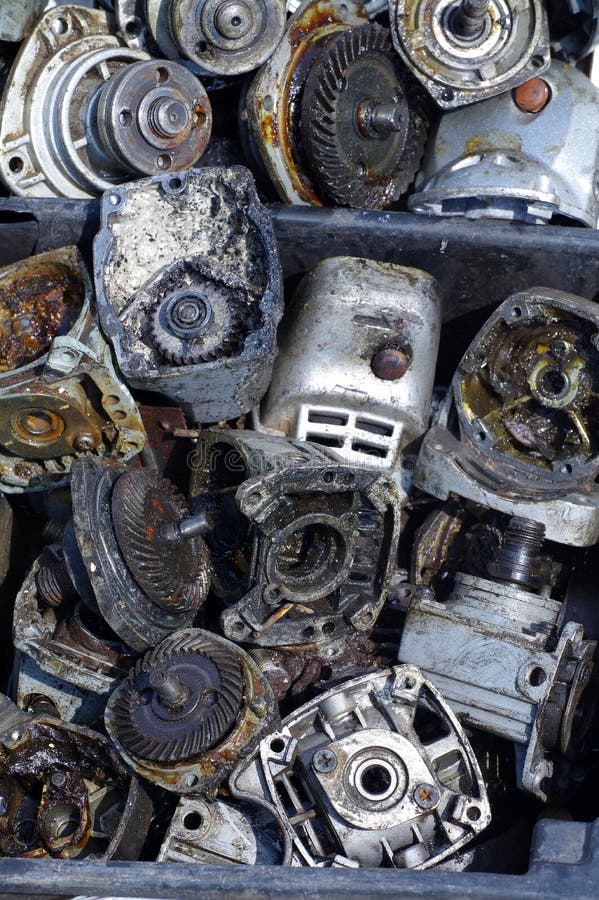 Grinding Machine Parts Group Objects Stock Photo - Image of group ...