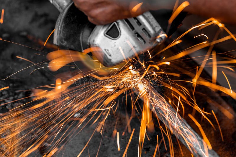 Grinding Disc and Sparks stock photo. Image of disc, tool - 6732634