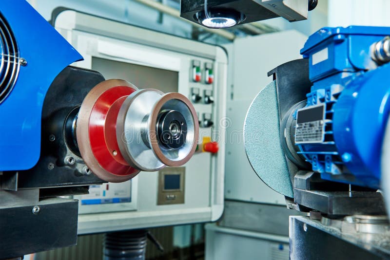 Grinding Machine Tool for Sharpening Stock Photo - Image of workshop ...