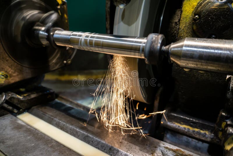 Grinding and Processing a Part on a Grinding Machine at a Manufacturing ...
