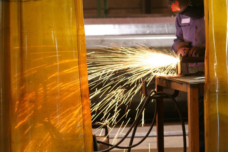 Grinding Steel stock photo. Image of steel, manufacturing - 947056