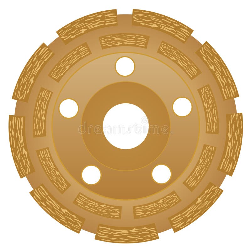 Grinding Wheel for Glass Processing Stock Vector - Illustration of ...