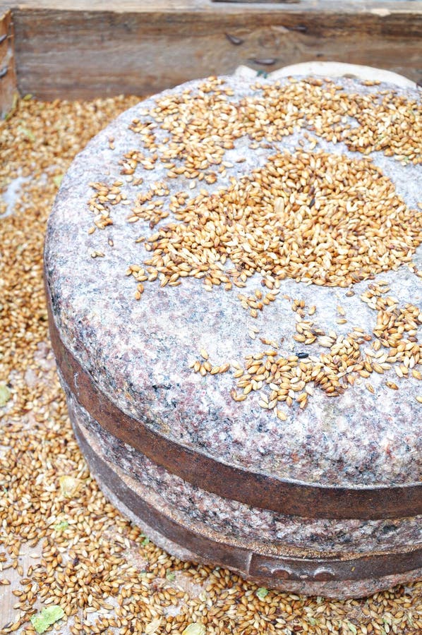 Grindstone stock photo. Image of corn, grain, historical - 23667534