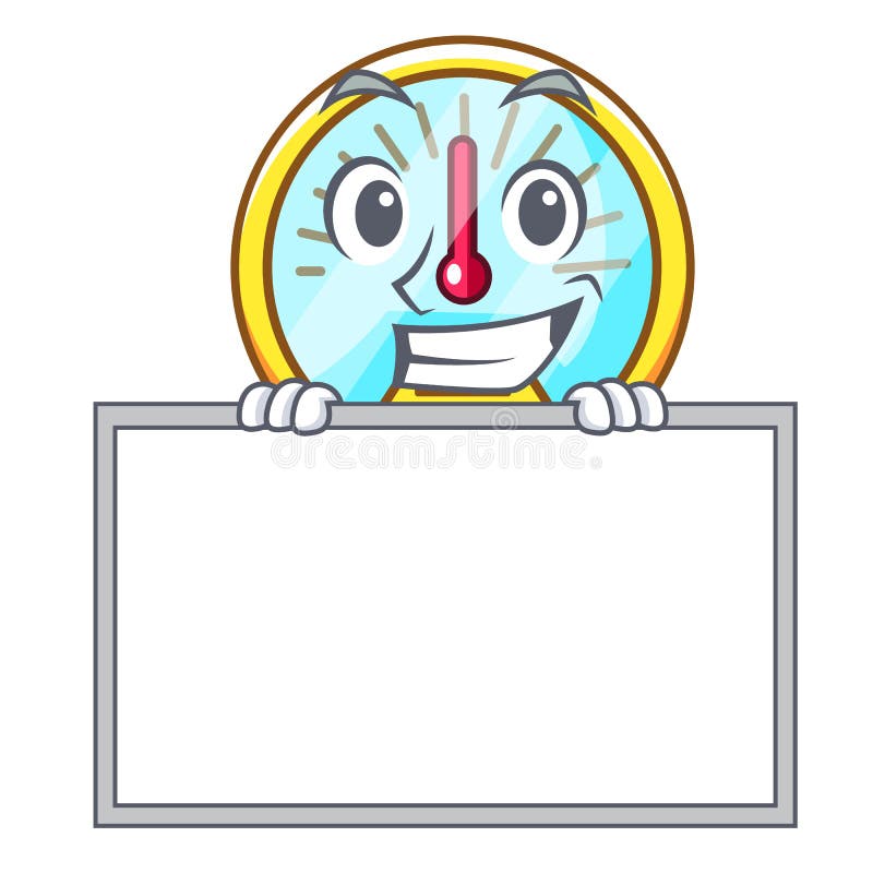 Grinning with Board Speedometer in the a Cartoon Shape Stock Vector ...