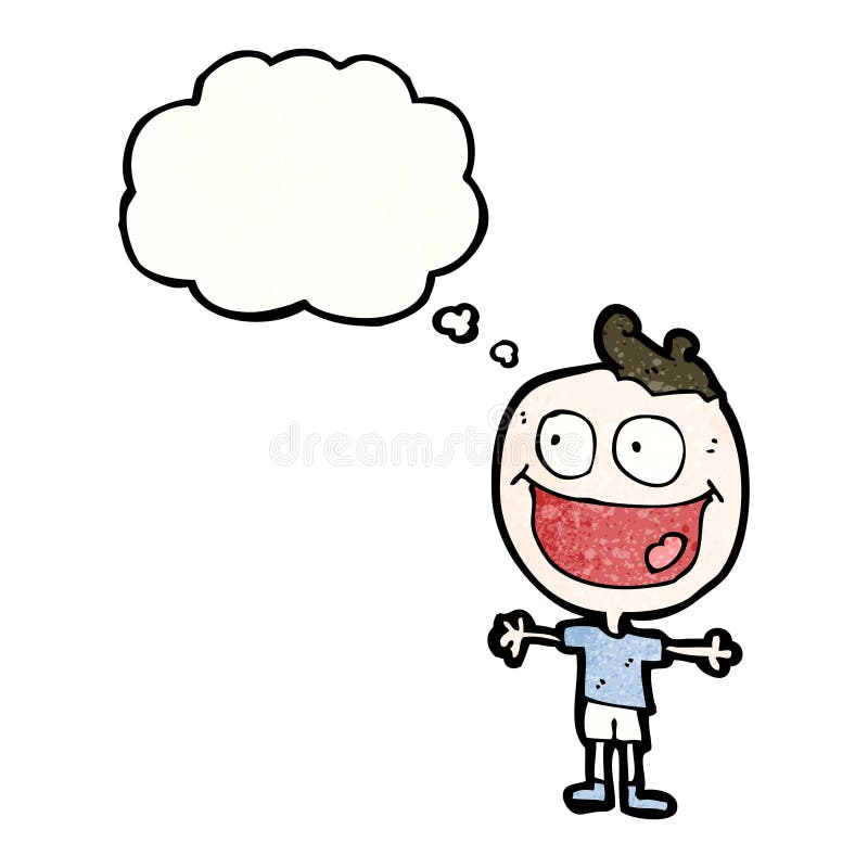 Grinning boy cartoon stock vector. Illustration of artwork - 38054881