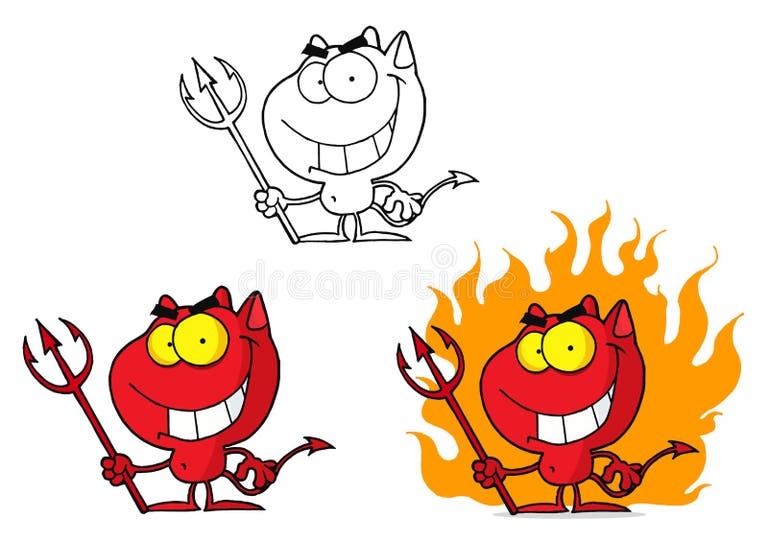 Cute Devils Cartoon Stock Illustrations – 2,139 Cute Devils Cartoon ...