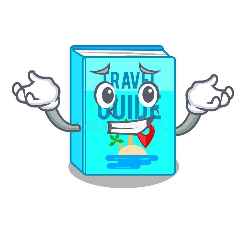 Grinning Travel Guide Book Isolated in Cartoon Stock Vector ...