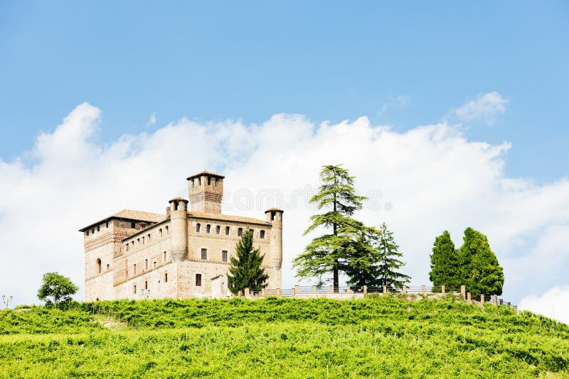 Grinzane Cavour Castle stock image. Image of outside - 27009505