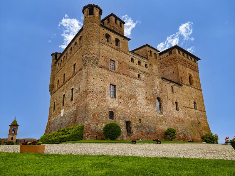 Grinzane Cavour Castle in Piedmont Stock Photo - Image of italy, site ...