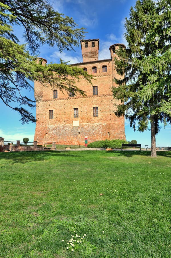 Grinzane Cavour Castle. Piedmont, Italy. Stock Image - Image of italian ...